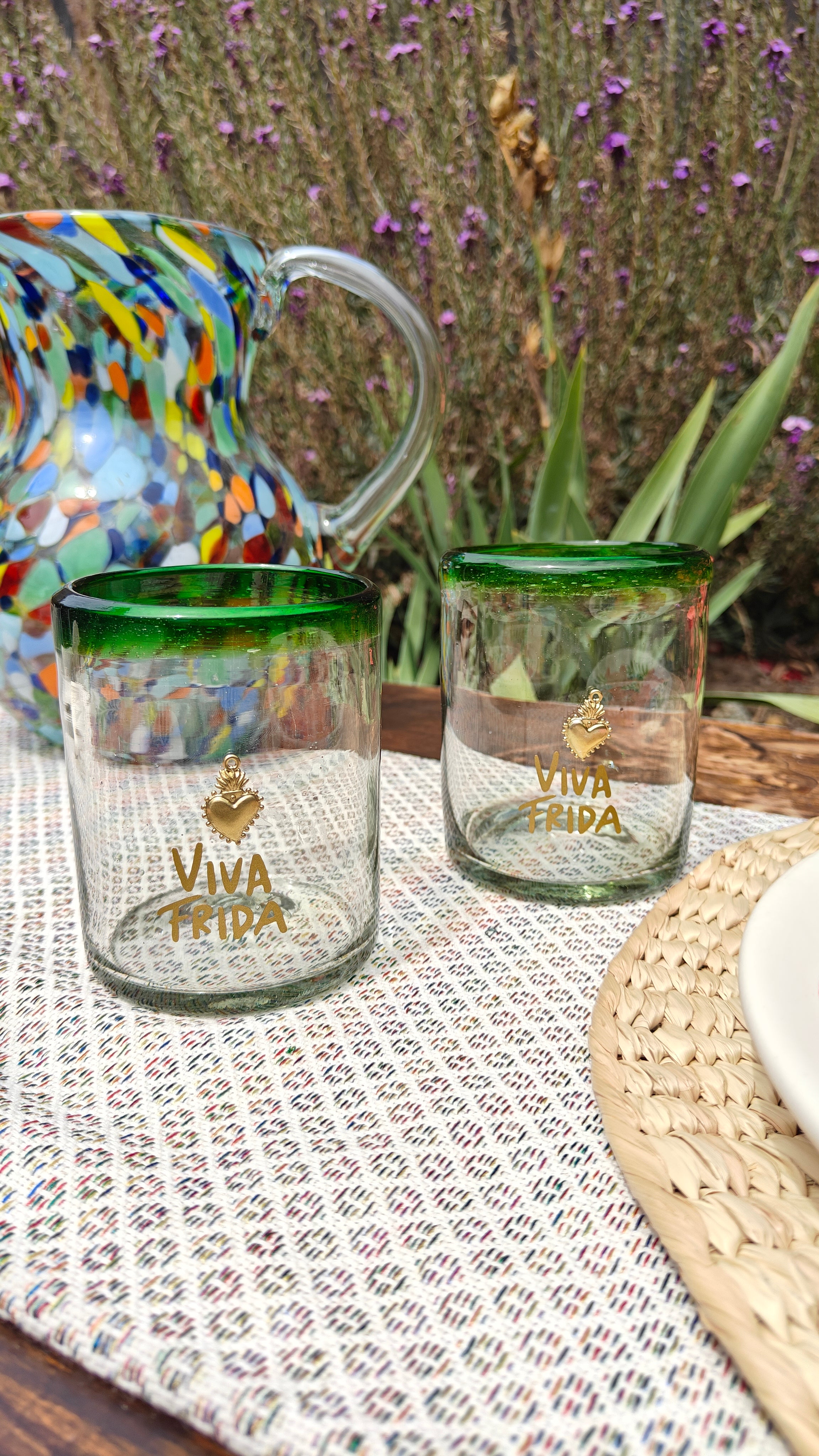 Blown Glass VIVA FRIDA Cups